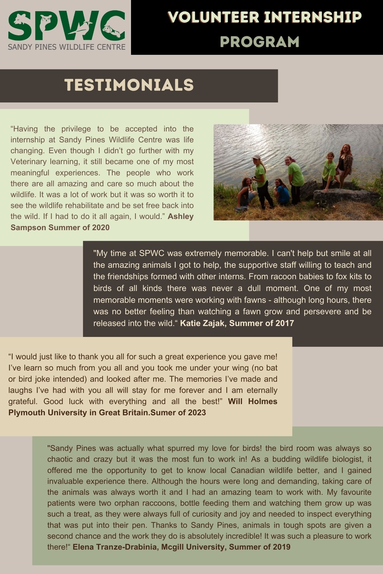 Volunteer Internship Program